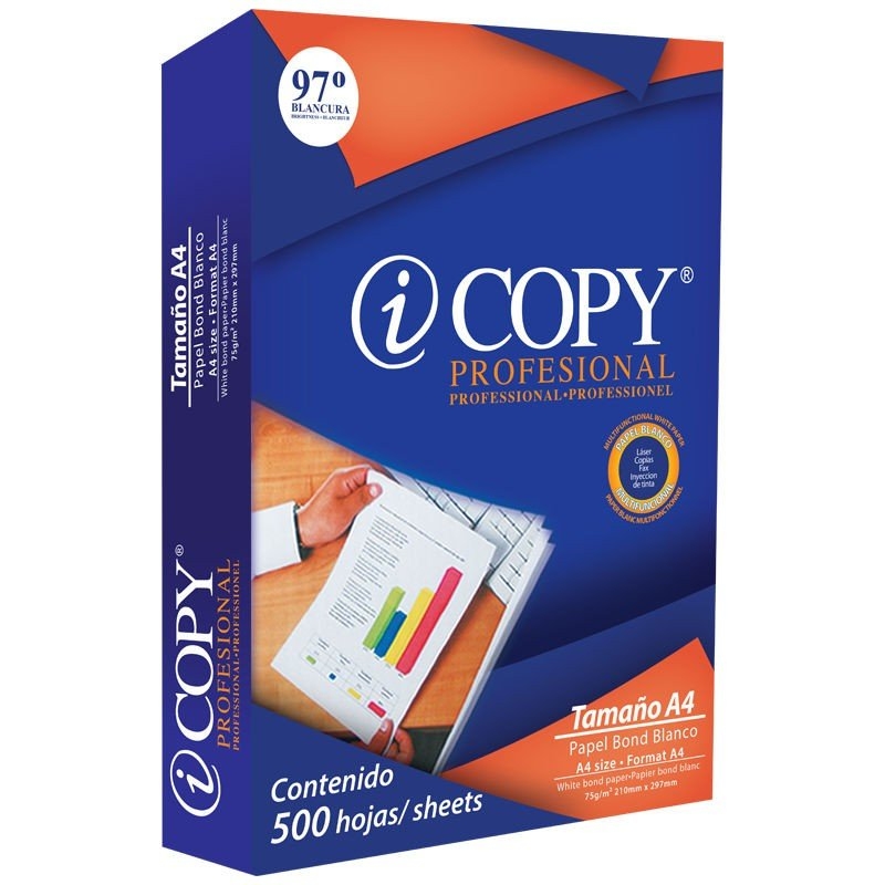 Resma de papel a4 icopy